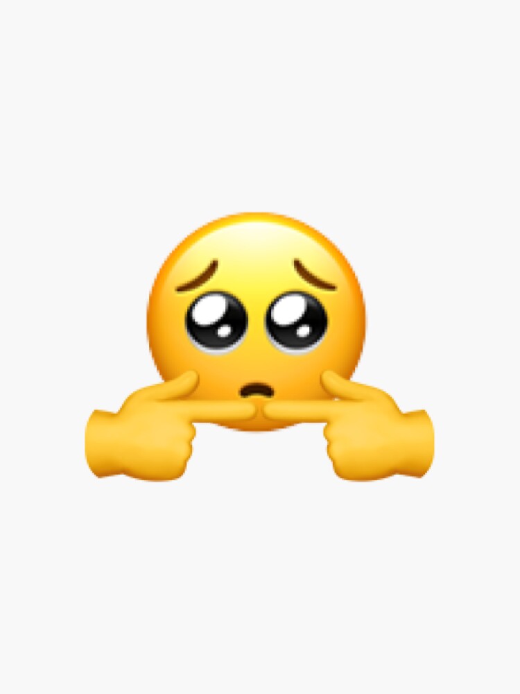 Sticker « Emoji timide », par InspireArts | Redbubble