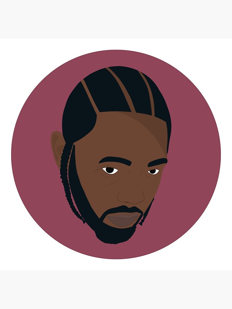 Lámina fotográfica «Kendrick Lamar De Dibujos Animados Gráfico» de ...