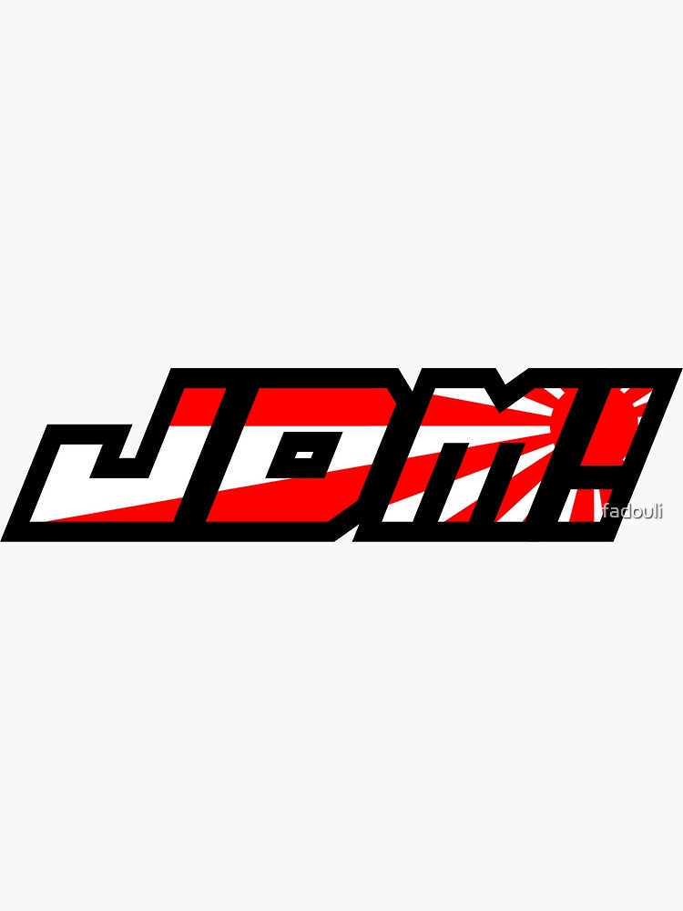 "JDM!" Sticker for Sale by fadouli | Redbubble