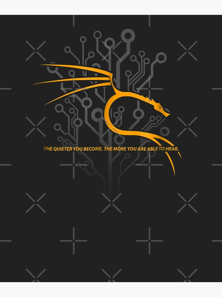 "Backtrack Kali Linux with Dragon and Tagline - Orang" Photographic ...