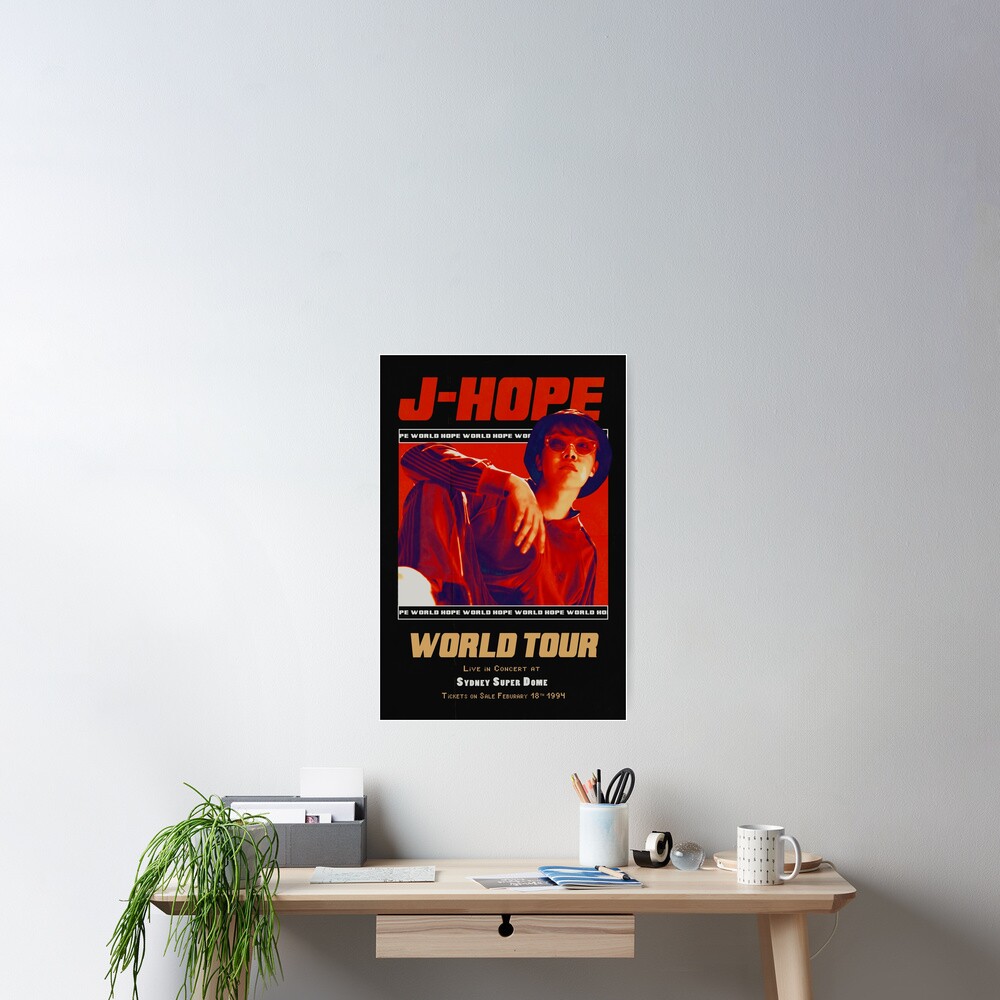 "HOPE WORLD Tour Poster [HANGSANG]" Poster for Sale by churipuu | Redbubble