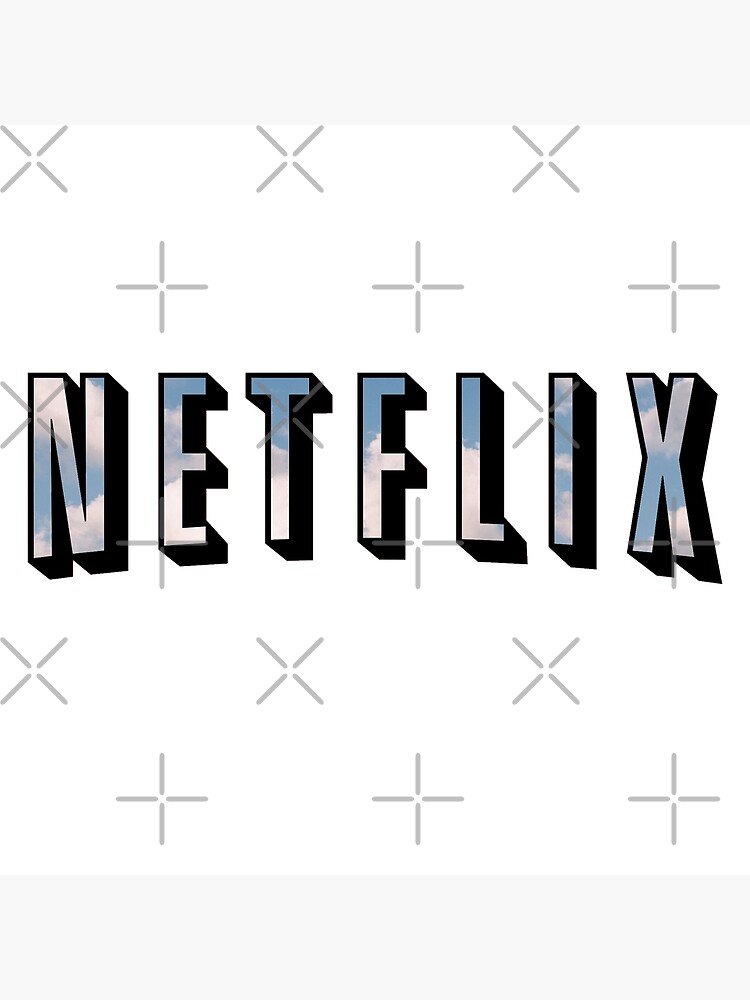 "Clouds Netflix Logo" Photographic Print by annxva | Redbubble