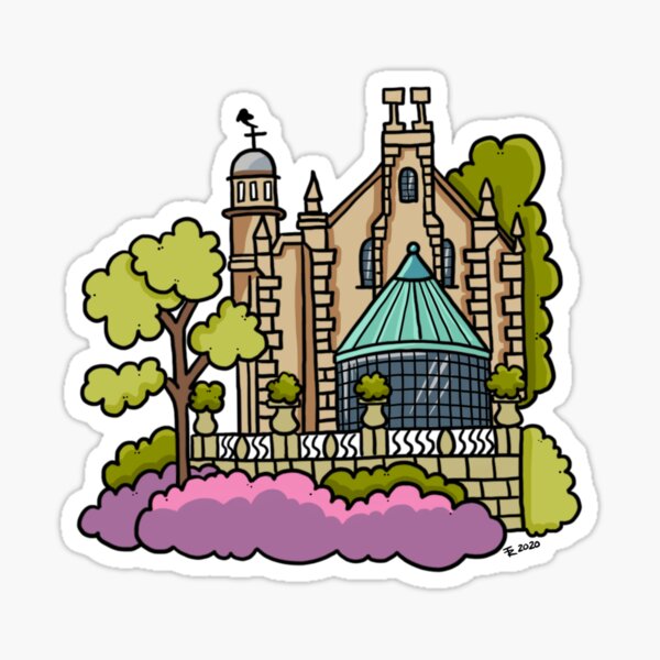Paper & Party Supplies Paper Stickers Haunted Mansion Sticker Disney ...