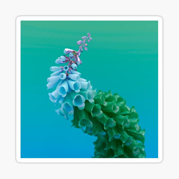 "Flume Skin flower underwater" Sticker by mintchocchip | Redbubble