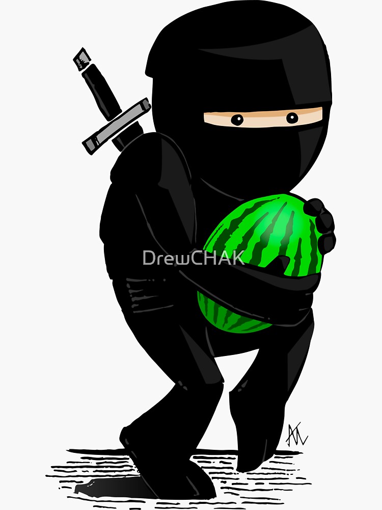 "Fruit Ninja!" Sticker for Sale by DrewCHAK | Redbubble