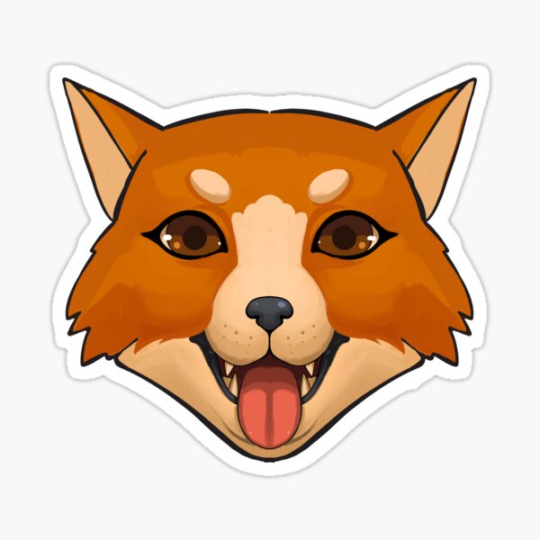 "Fox head" Sticker by rothanavatar | Redbubble