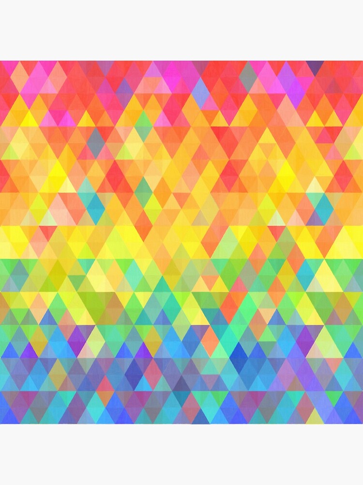 "Rainbow Spectrum Triangle Prism" Poster for Sale by art-pix | Redbubble