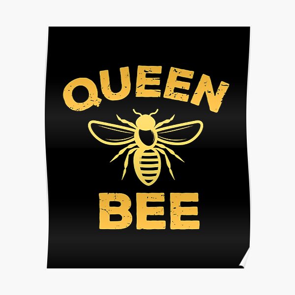 Póster «Queen Bee Apicultor Apicultura Diseño» de EstelleStar | Redbubble