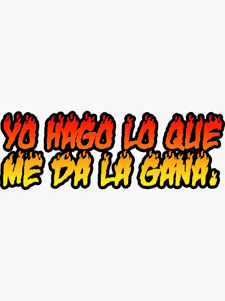 "Bad Bunny - Yo Hago Lo Que Me Da La Gana" Sticker for Sale by blazikin ...