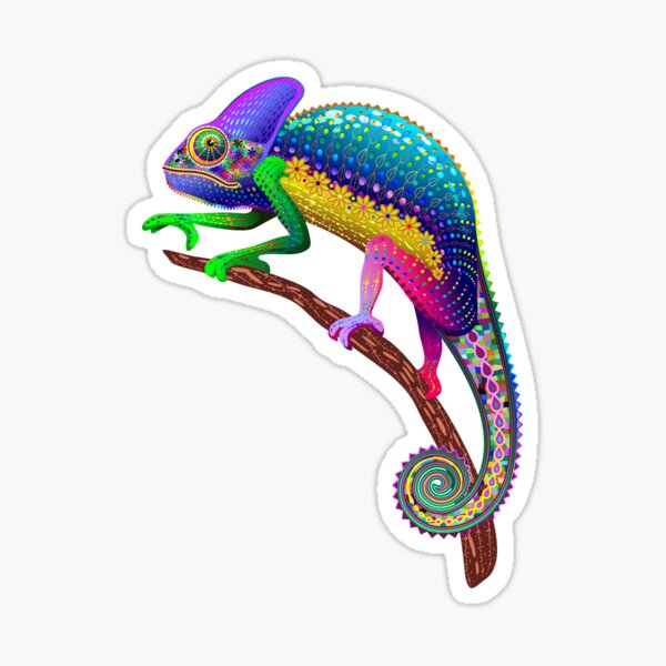 Chameleon Stickers | Redbubble