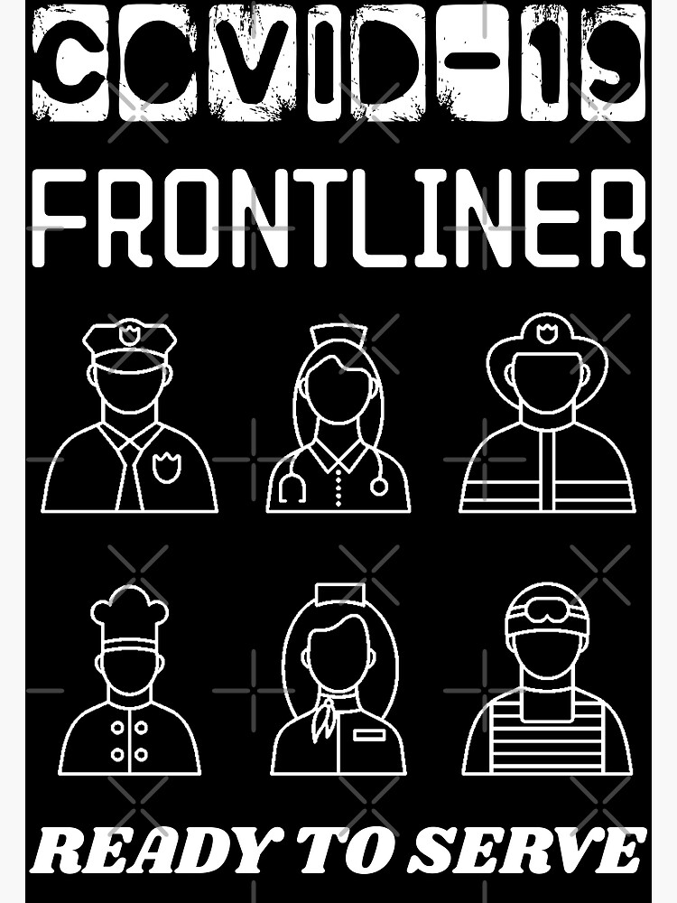 "COVID 19 Pandemic Frontliner Superhero Essential Worker" Poster by ...