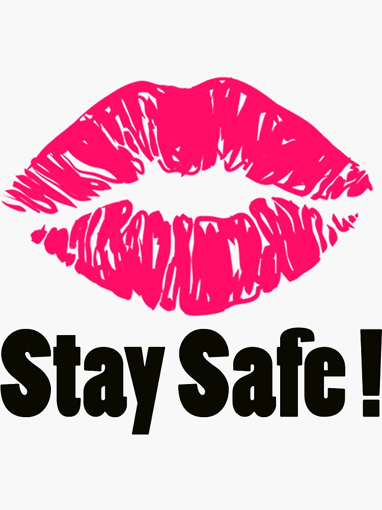 "Stay Safe smiley" Sticker for Sale by loic45 | Redbubble