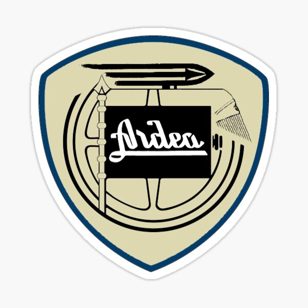 "Lancia Ardea LOGO" Sticker by GioBat | Redbubble