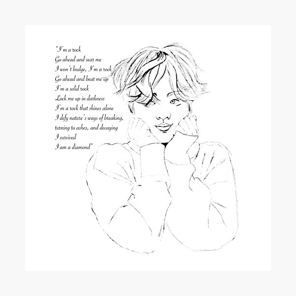 "Itaewon class transgender poem" Photographic Print for Sale by ...