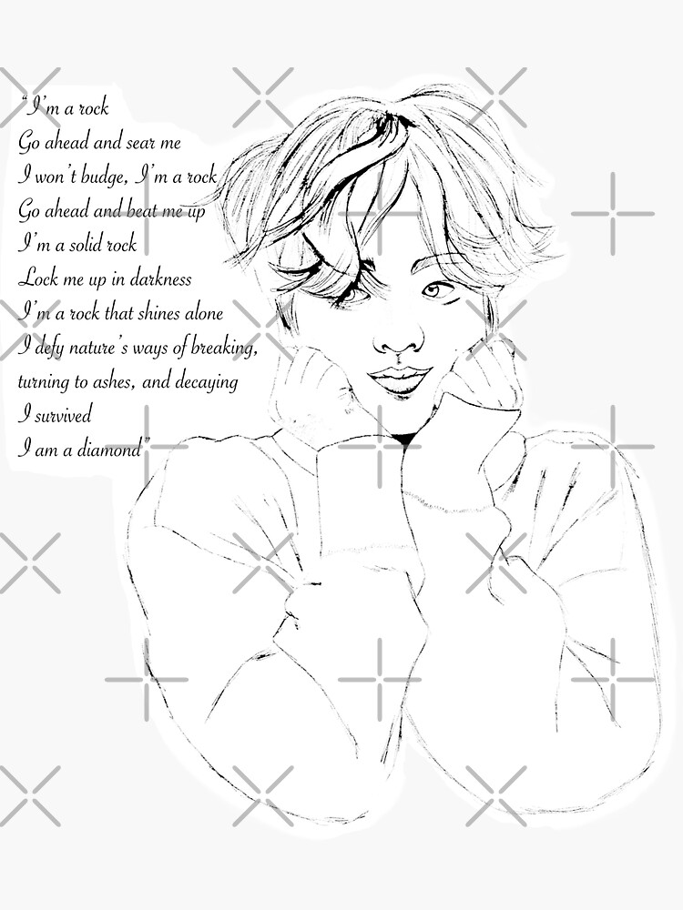 "Itaewon class transgender poem" Sticker for Sale by EmmyWhammy | Redbubble