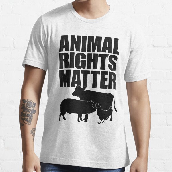 "ANIMAL RIGHTS MATTER" T-shirt for Sale by Paparaw | Redbubble | animal ...