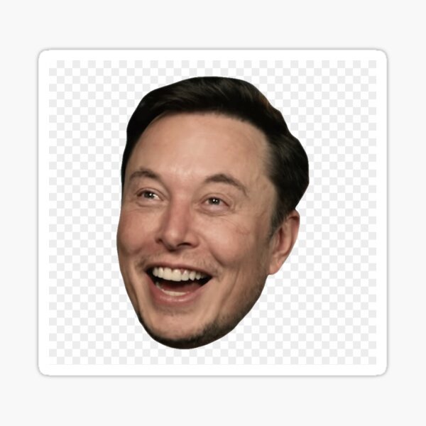 "Elon Musk Emote" Sticker for Sale by sowwea | Redbubble