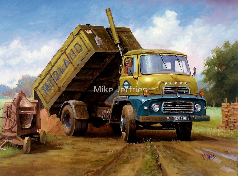 "Dodge tipper." by Mike Jeffries | Redbubble