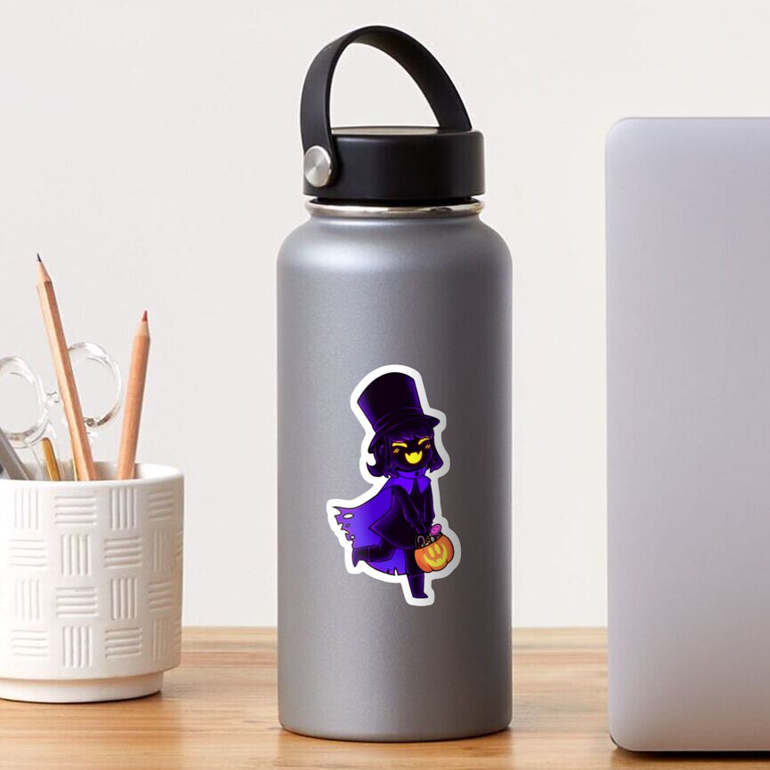 "Shadow Puppet Hat Kid with Candy" Sticker for Sale by Faylinn | Redbubble