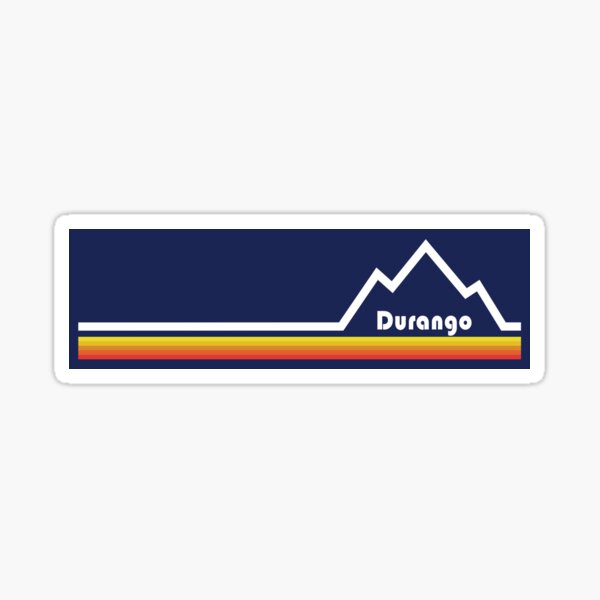 "Durango, Colorado" Sticker by esskay | Redbubble