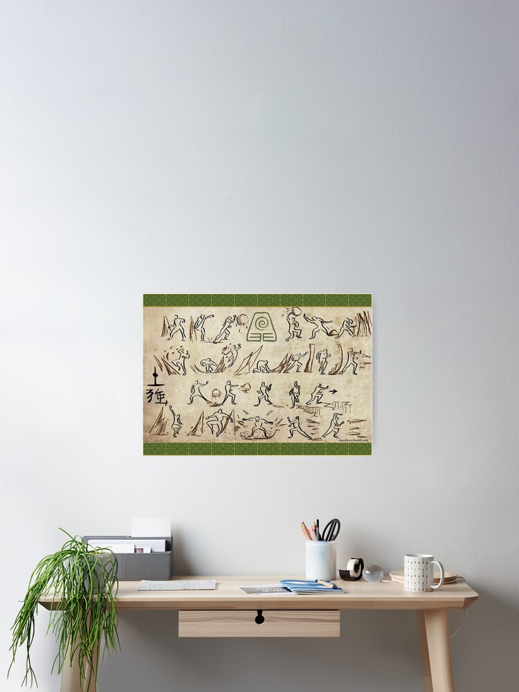 "Earth Scroll Avatar" Poster by Daljo | Redbubble