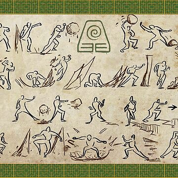 "Earth Scroll Avatar" Poster by Daljo | Redbubble