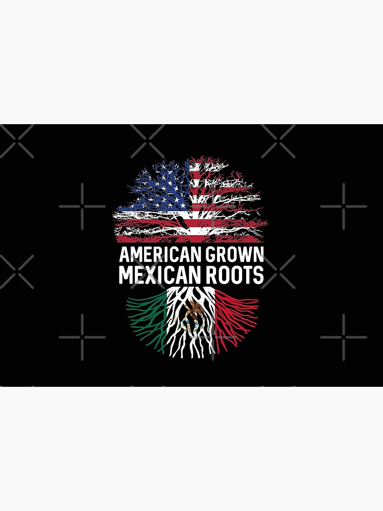 "American Grown Mexican roots US and Mexico flag tree " Mask for Sale ...