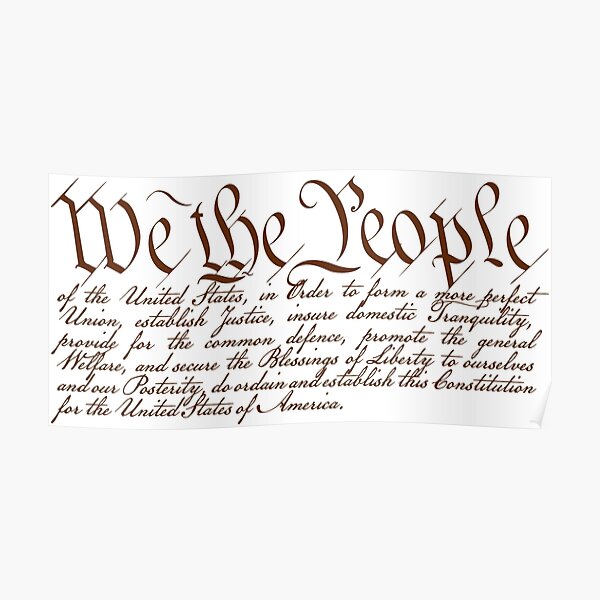 Preamble Posters | Redbubble