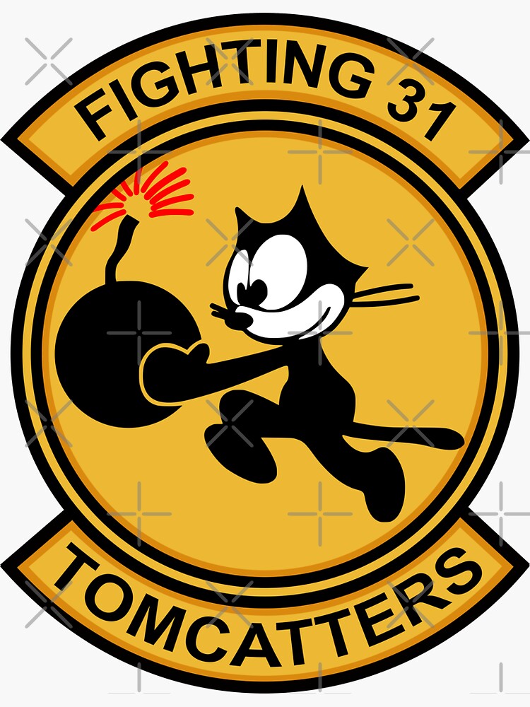 "Tomcatters Fighting 31" Sticker for Sale by StrongVlad | Redbubble