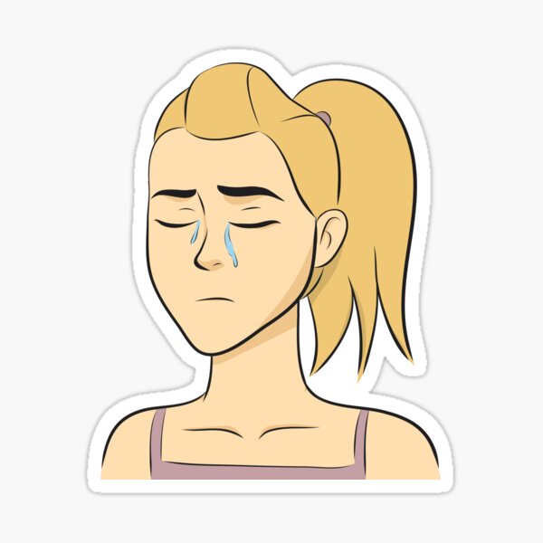 "Adora crying" Sticker by KPCreationsUK | Redbubble
