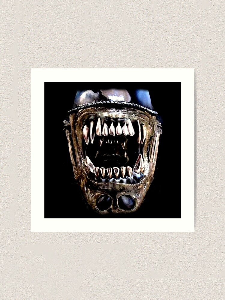 "Alien Xenomorph Mouth" Art Print for Sale by FantasySkyArt | Redbubble