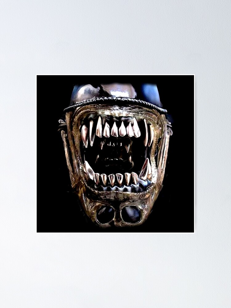 "Alien Xenomorph Mouth" Poster for Sale by FantasySkyArt | Redbubble