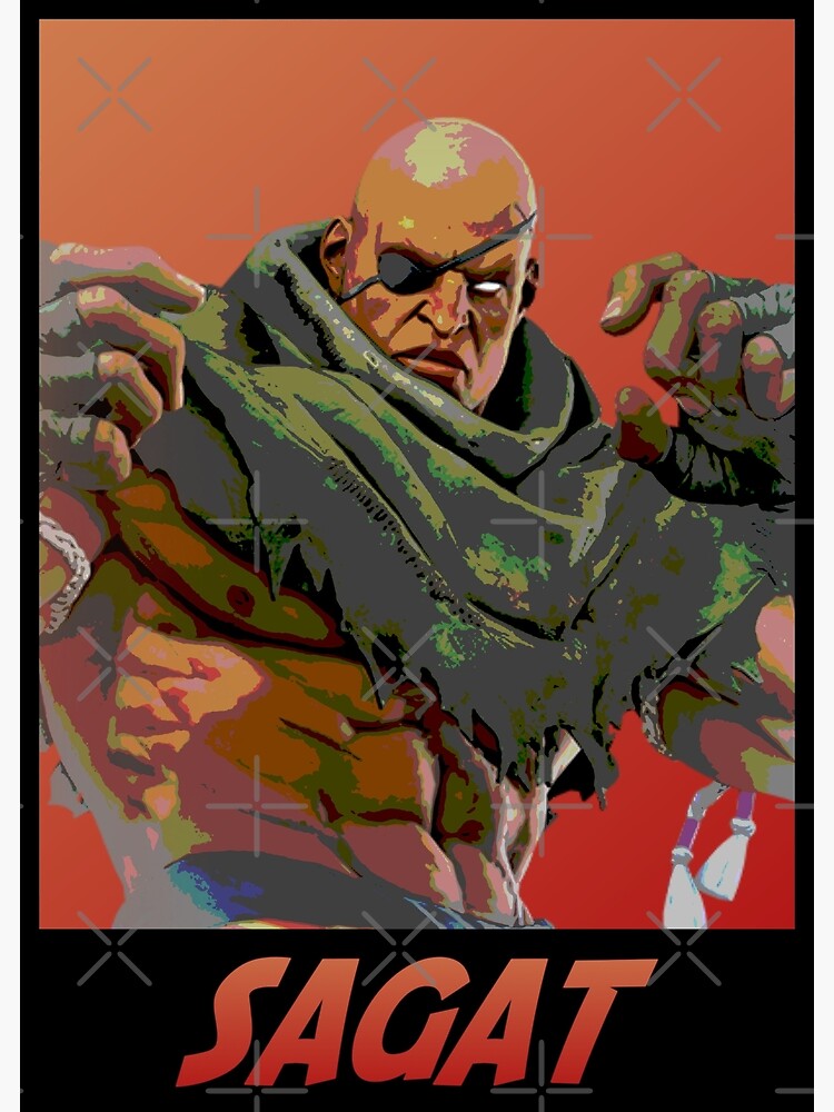 "Sagat Street Fighter" Poster by OneZandro | Redbubble