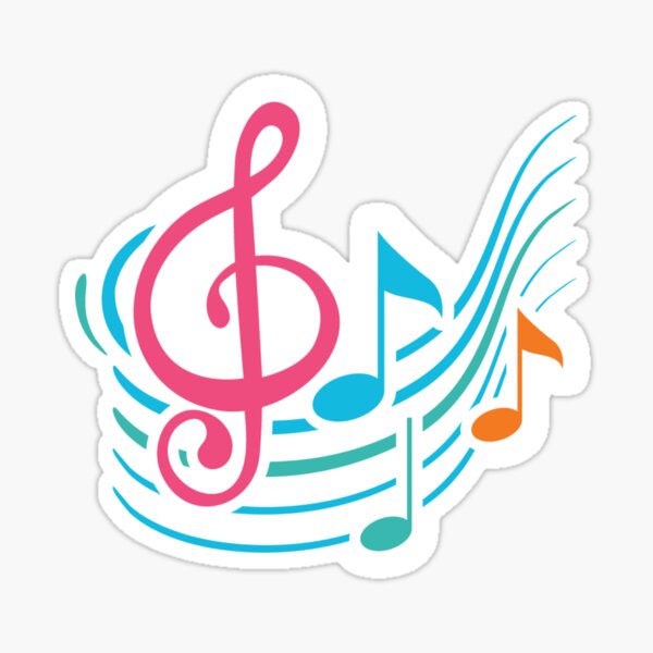 "Sounds" Sticker for Sale by amayakhan | Redbubble