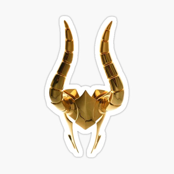 "Capricorn Saint Seiya Zodiac Crown Armor" Sticker for Sale by ...