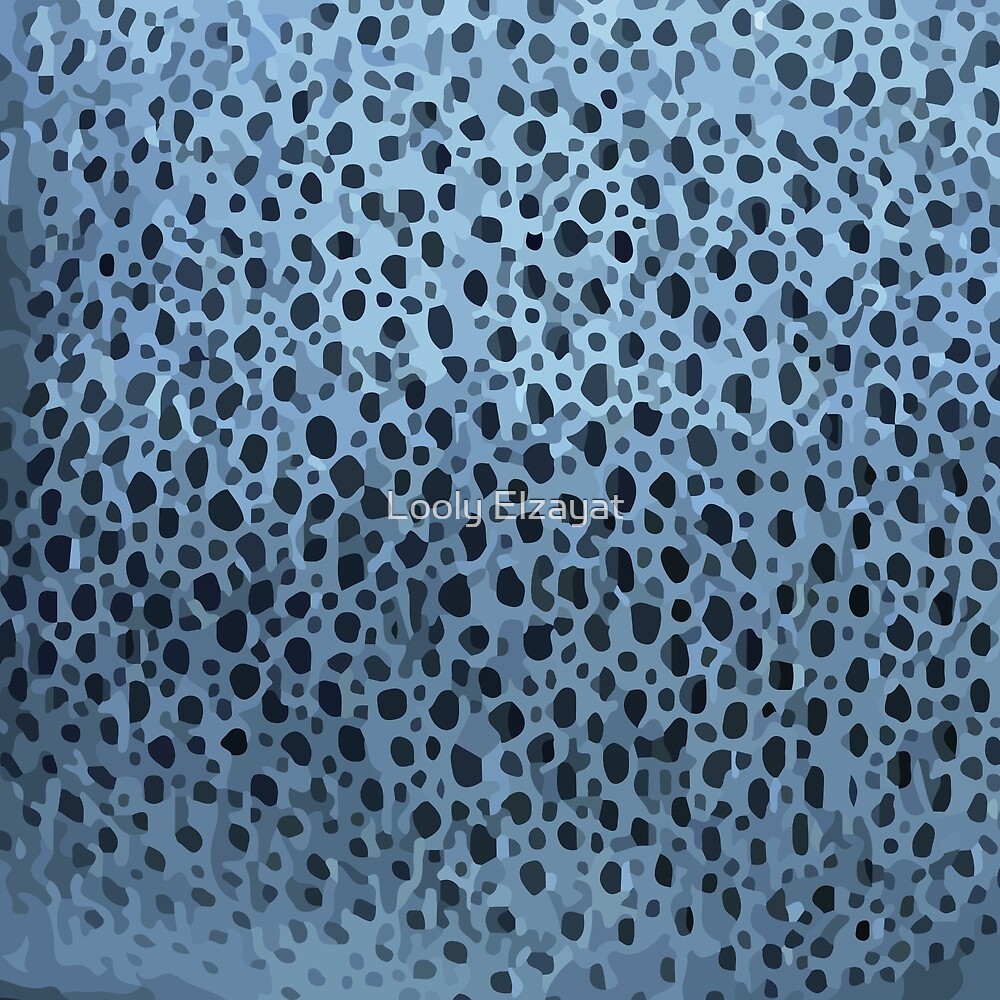 "Blue Spotty Pattern" by Looly Elzayat | Redbubble