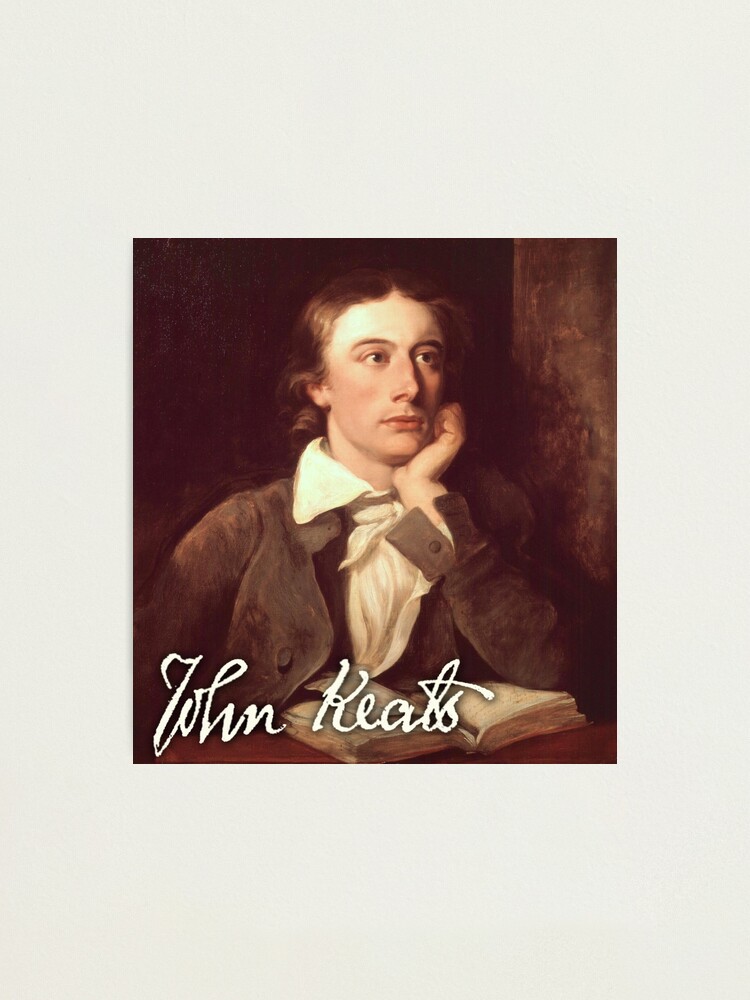 John Keats Romantic Poet Photographic Print By Amberflash Redbubble