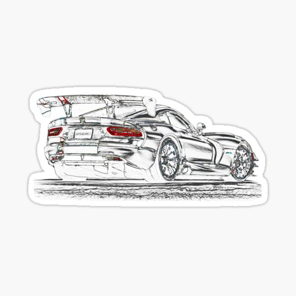 Dodge Viper Stickers | Redbubble