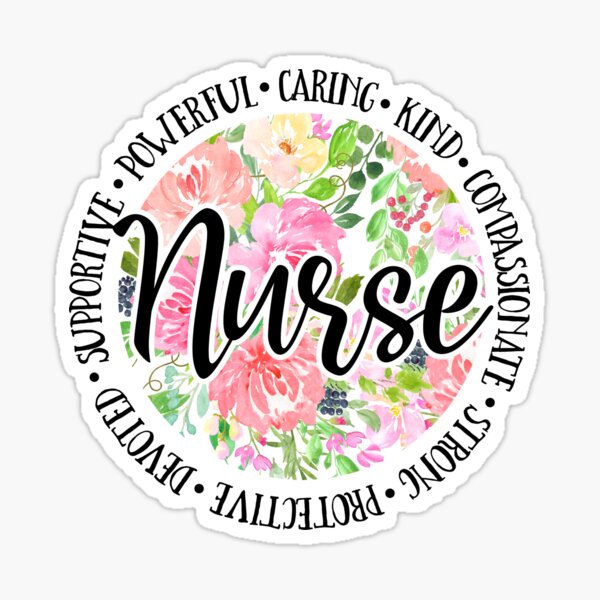 "Nurse - Appreciation, Thank you " Sticker by slkprint | Redbubble