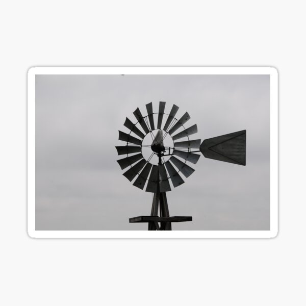 "Farmer's Windmill " Sticker for Sale by 2CrabbySisters | Redbubble