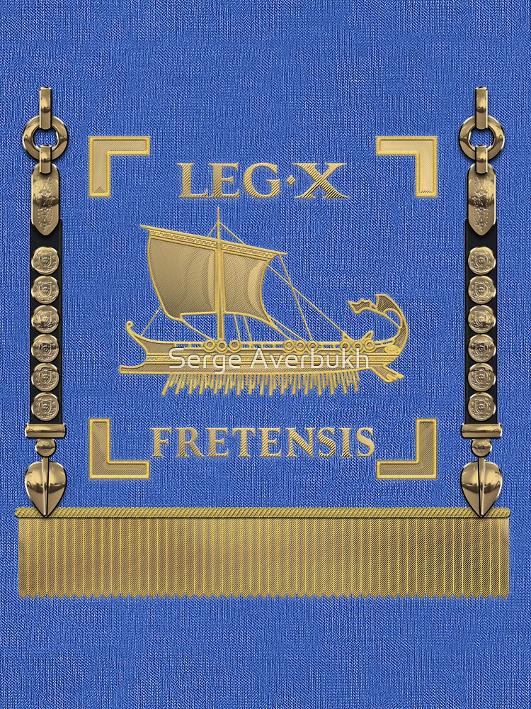 "Trireme Standard of the 10th Legion of the Strait - Blue Vexilloid of ...