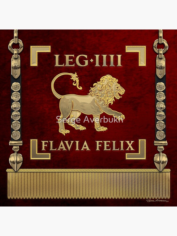 "Standard of the Lucky Flavian Fourth Legion - Vexillum of Legio IV ...