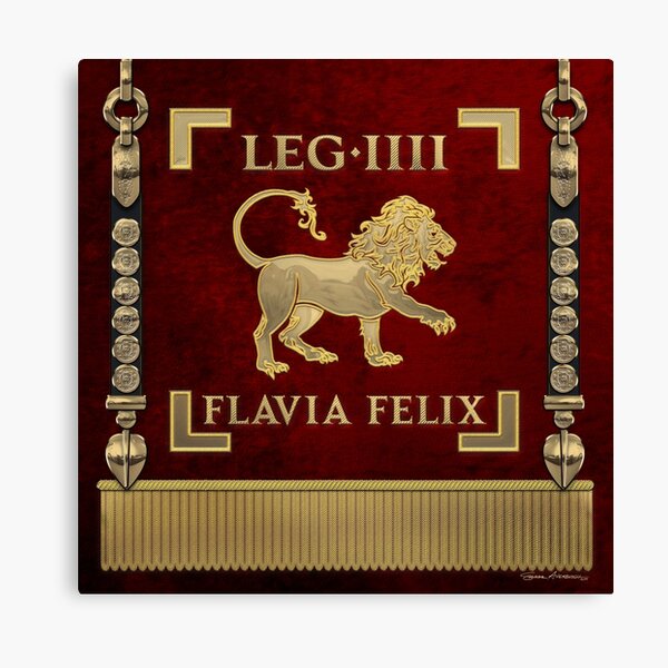 "Standard of the Lucky Flavian Fourth Legion - Vexillum of Legio IV ...