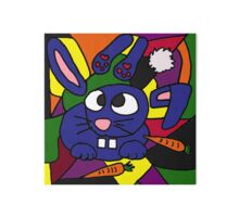 "Awesome Blue Bunny Rabbit Cubism Art" by naturesfancy | Redbubble