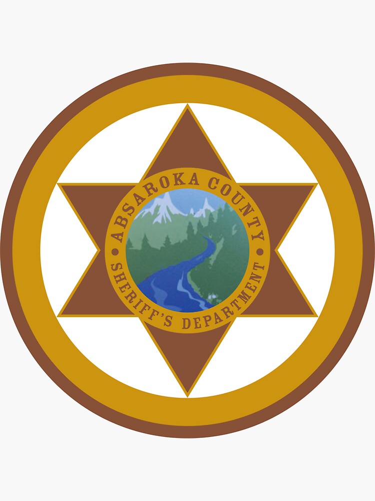 "Longmire Absaroka County Sheriff's Badge" Sticker for Sale by ...