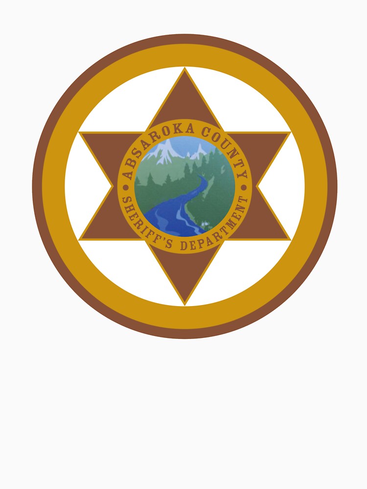 "Longmire Absaroka County Sheriff's Badge" T-shirt for Sale by ...