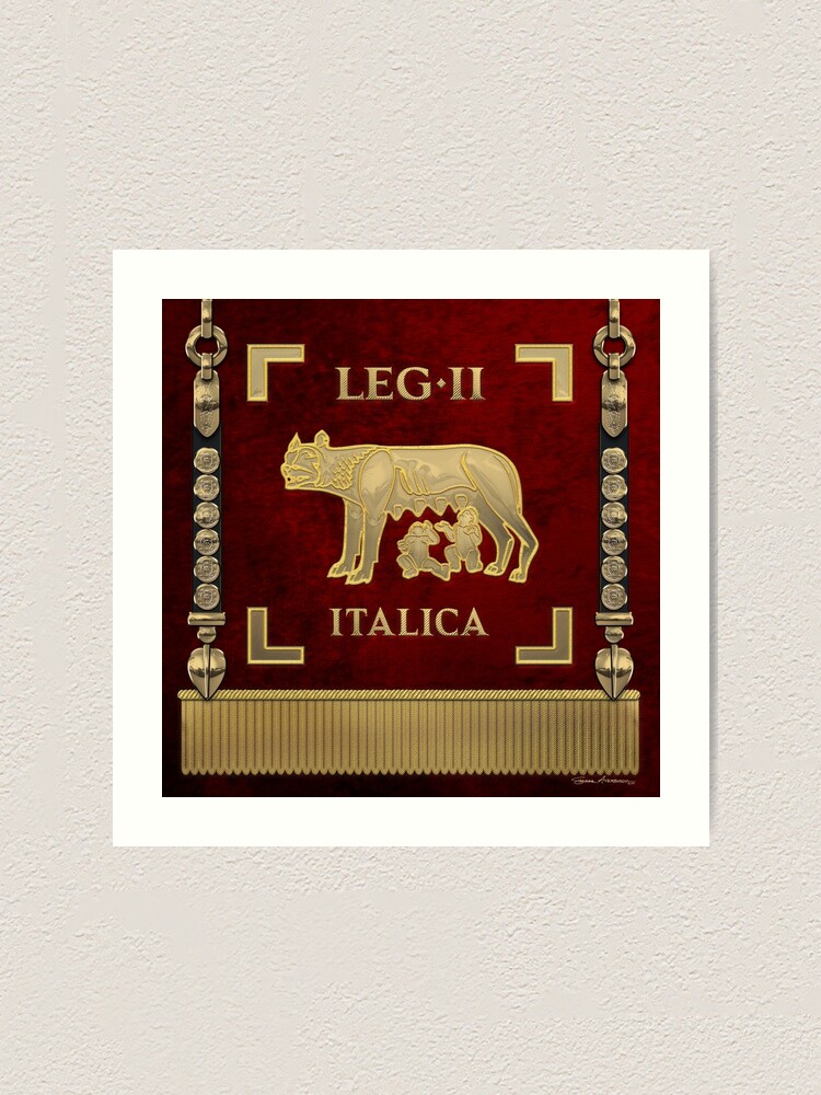 "Standard of the Italian Second Legion - Vexillum of Legio II Italica ...
