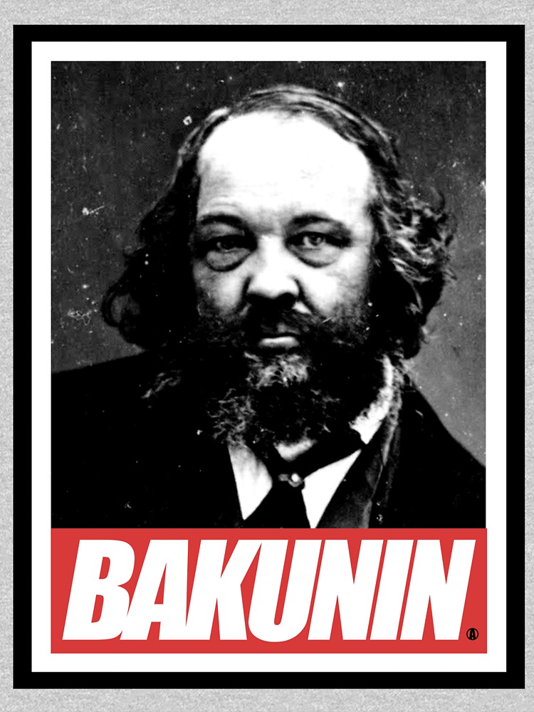 "BAKUNIN" T-shirt for Sale by Camisetasdarria | Redbubble | bakunin t ...