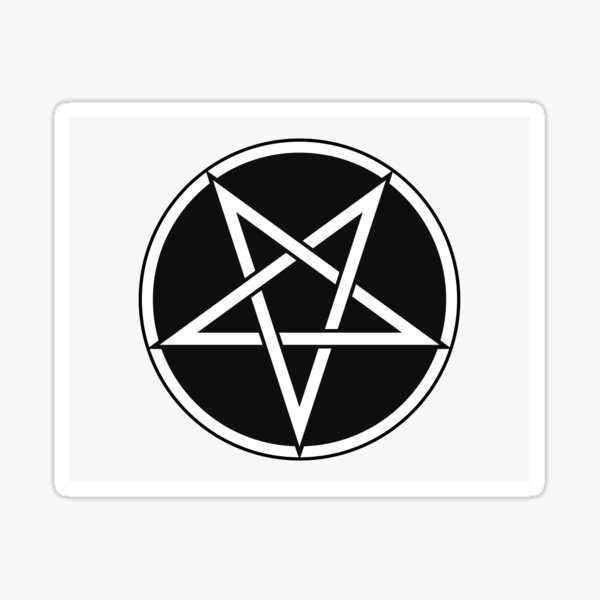 "Inverted Star" Sticker for Sale by SultanOfSwings | Redbubble