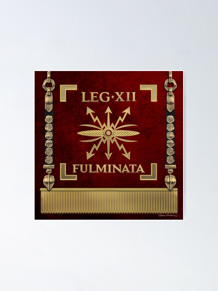 "Standard of the 12th Legion Fulminata - Vexillum of Thunderbolt ...